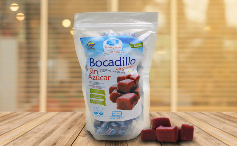 BOCADILLO CERO AZUCAR DULCES DEL VALLE 240 gr. / GUAVA CANDY SUGAR LESS ...